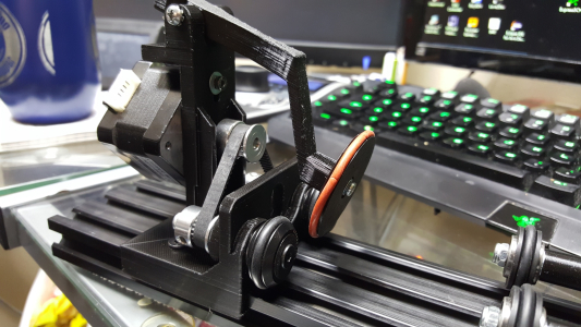 Laser Rotary Motor Mount and Idler by nickm | Download free STL model ...