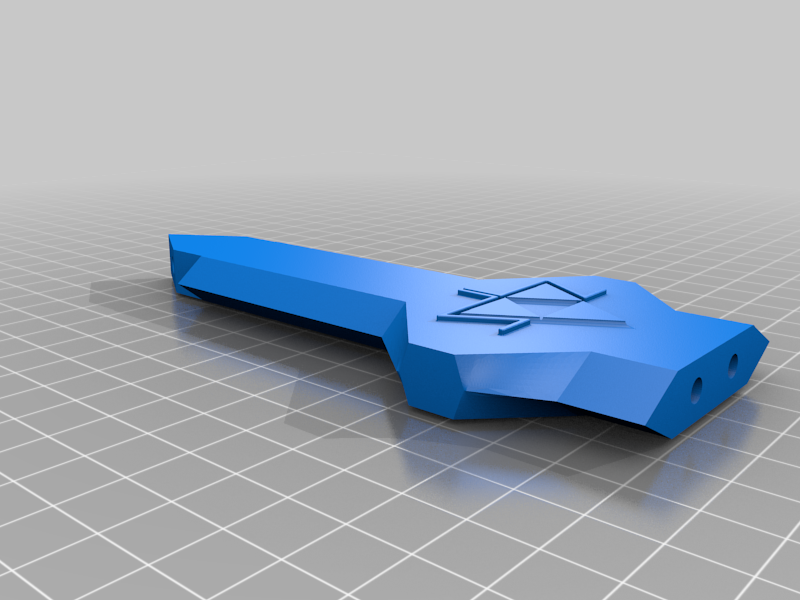 The Master Sword from The Legend of Zelda BotW by cellarnerd | Download ...