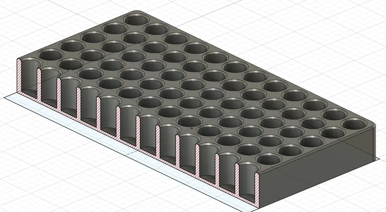 Holder for vials by kabauter | Download free STL model | Printables.com