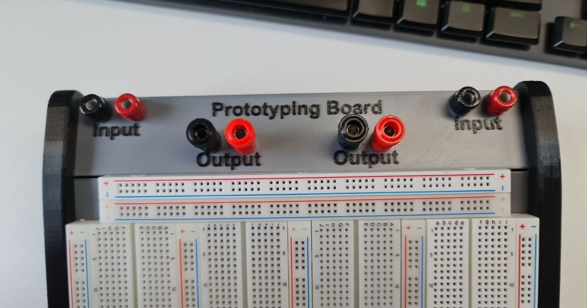 Prototyping board / breadboard by wit4r7 | Download free STL model ...
