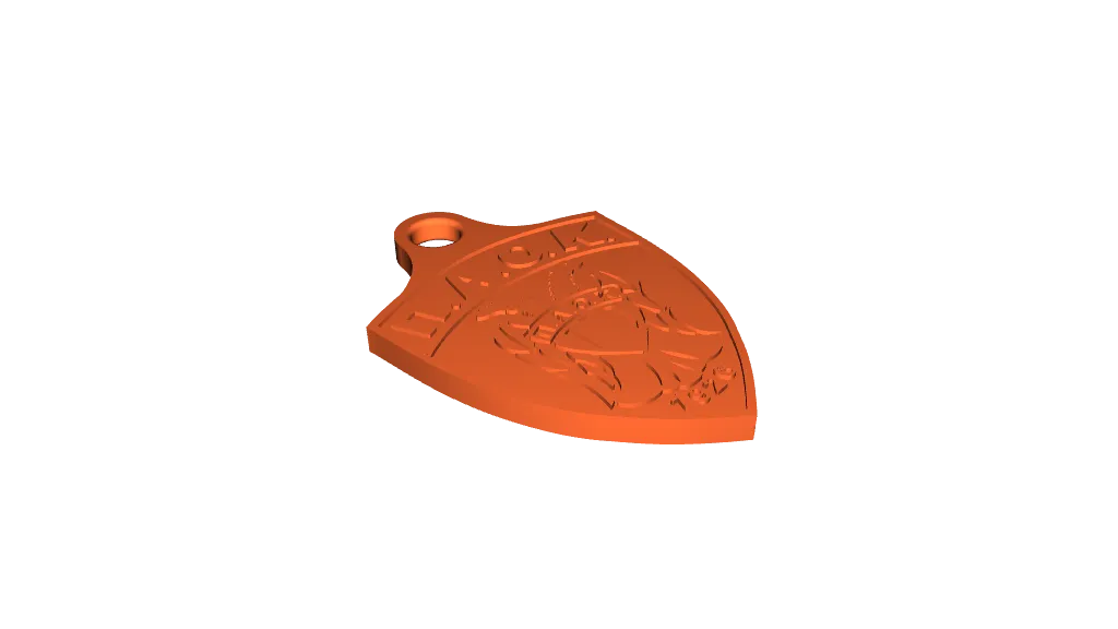 PAOK Emblem Keychain by Spy | Download free STL model | Printables.com