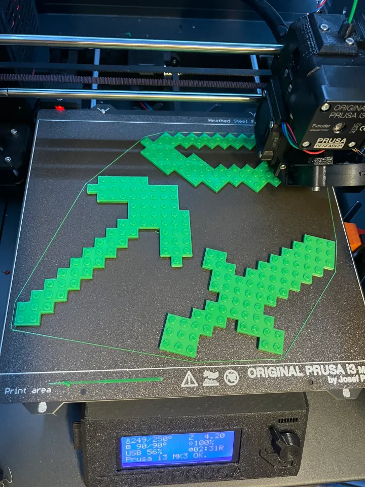 Lego Minecraft Sword by Knarfly | Download free STL model | Printables.com