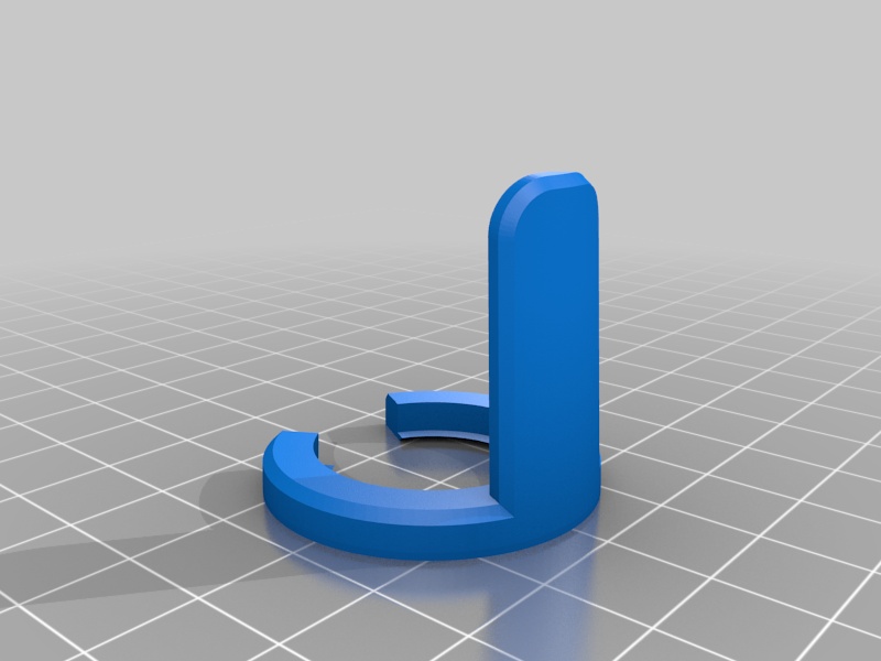 Anti-rotation clip for showerhead by pinspanner | Download free STL ...