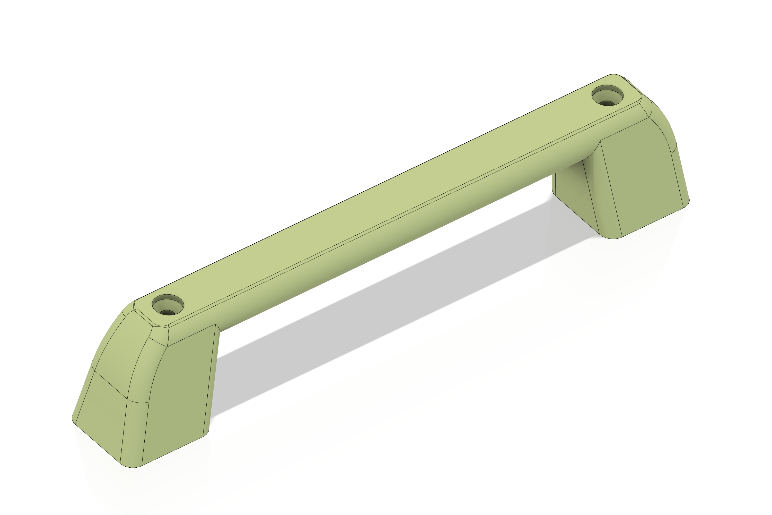 Door or Drawer Handle, Front Mounted - Various Sizes by Lucky Resistor ...