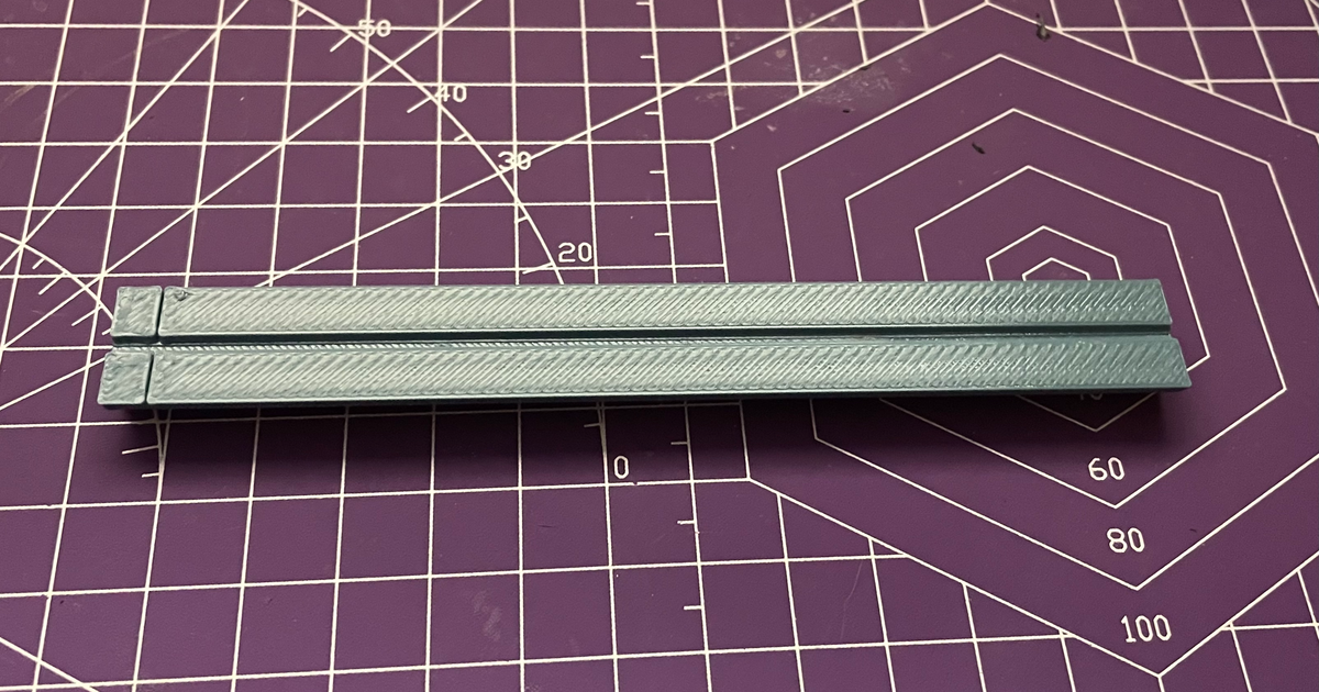 120mm E-Steps Ruler by opinion_panda | Download free STL model ...
