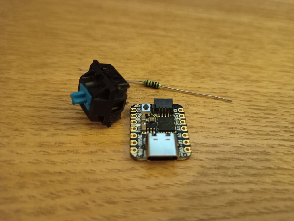 Single Key Mechanical Keyboard - QT PY by MegaAndy | Download free STL ...