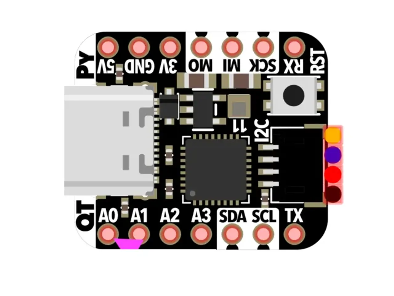 Single Key Mechanical Keyboard - QT PY by MegaAndy | Download free STL model | Printables.com