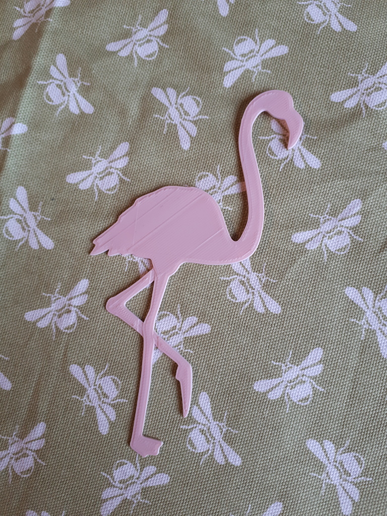 Flamingo Bookmark by MegaAndy | Download free STL model | Printables.com