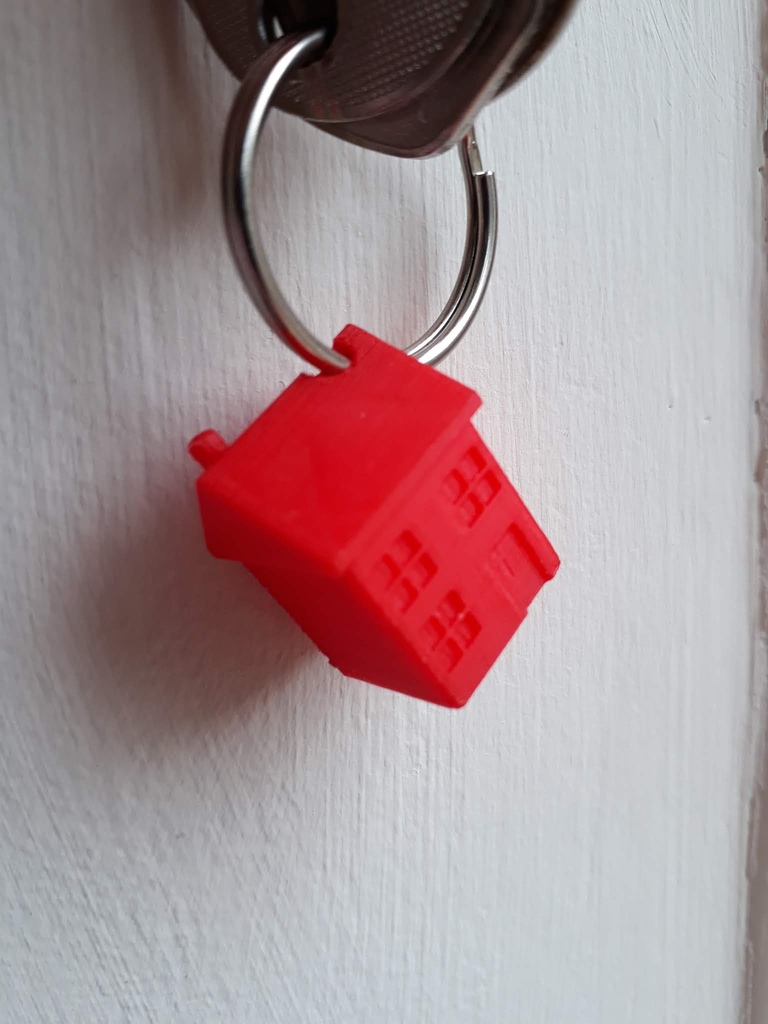House Keys Keyring (Keychain) by MegaAndy | Download free STL model ...