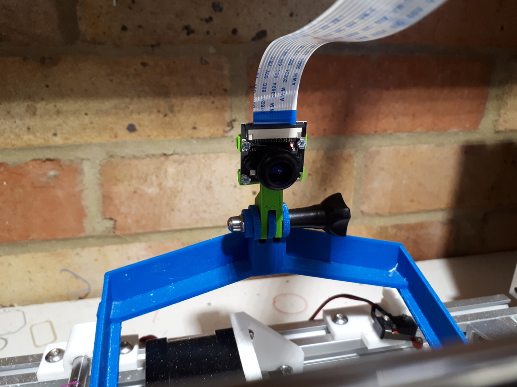 Raspberry Pi Camera Go Pro (action Camera) mount by MegaAndy | Download ...