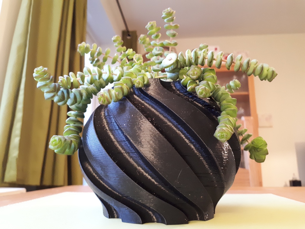 Twisted Plant Pot by MegaAndy | Download free STL model | Printables.com