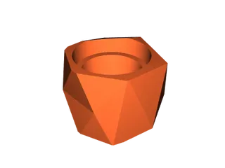 Low Poly Plant Pot by MegaAndy | Download free STL model | Printables.com