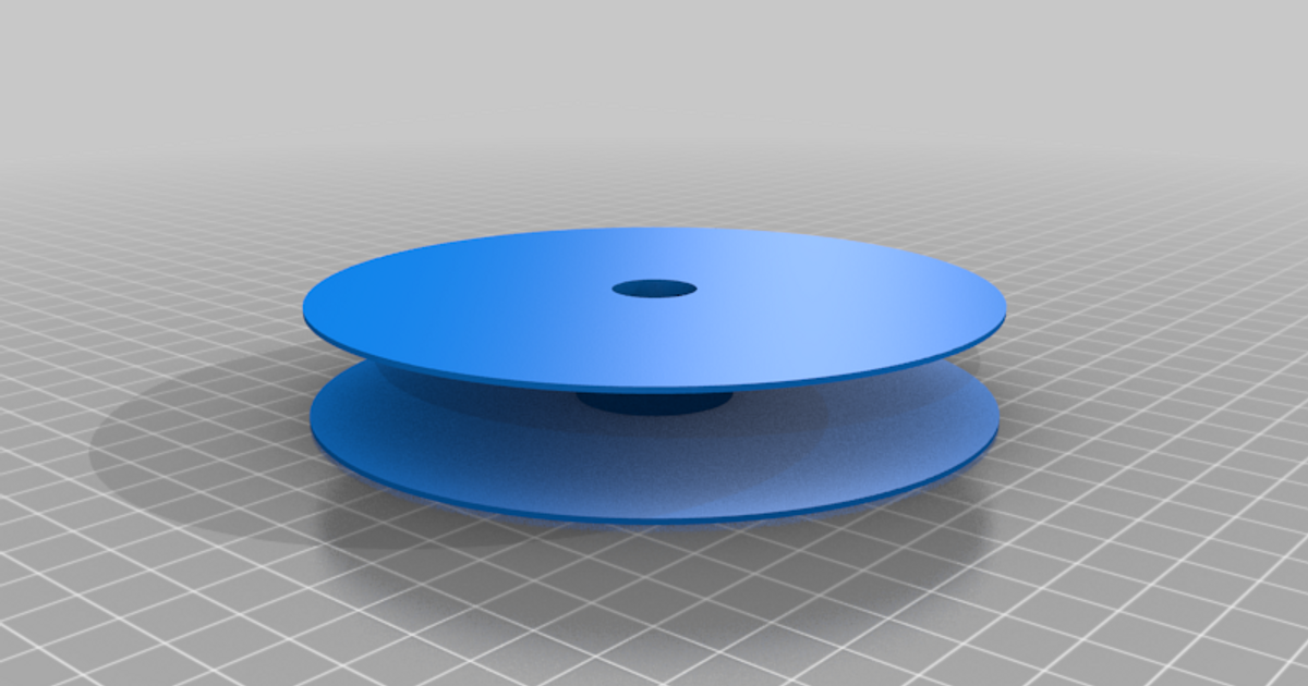 120mm 3D Printable Spool by Scott Gibb | Download free STL model ...