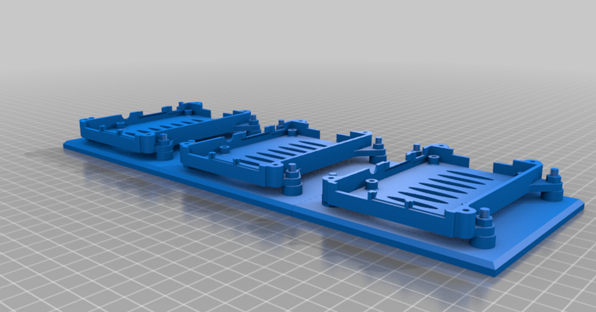 Raspberry Pi Case Modular Mount by Scott Gibb | Download free STL model ...