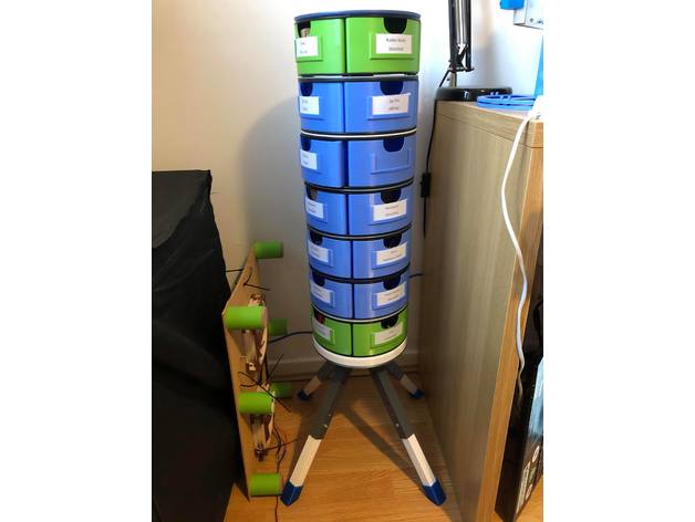 Rotating Storage Unit by Scott Gibb | Download free STL model ...