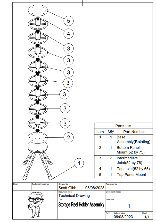 Rotating Storage Unit by Scott Gibb | Download free STL model ...