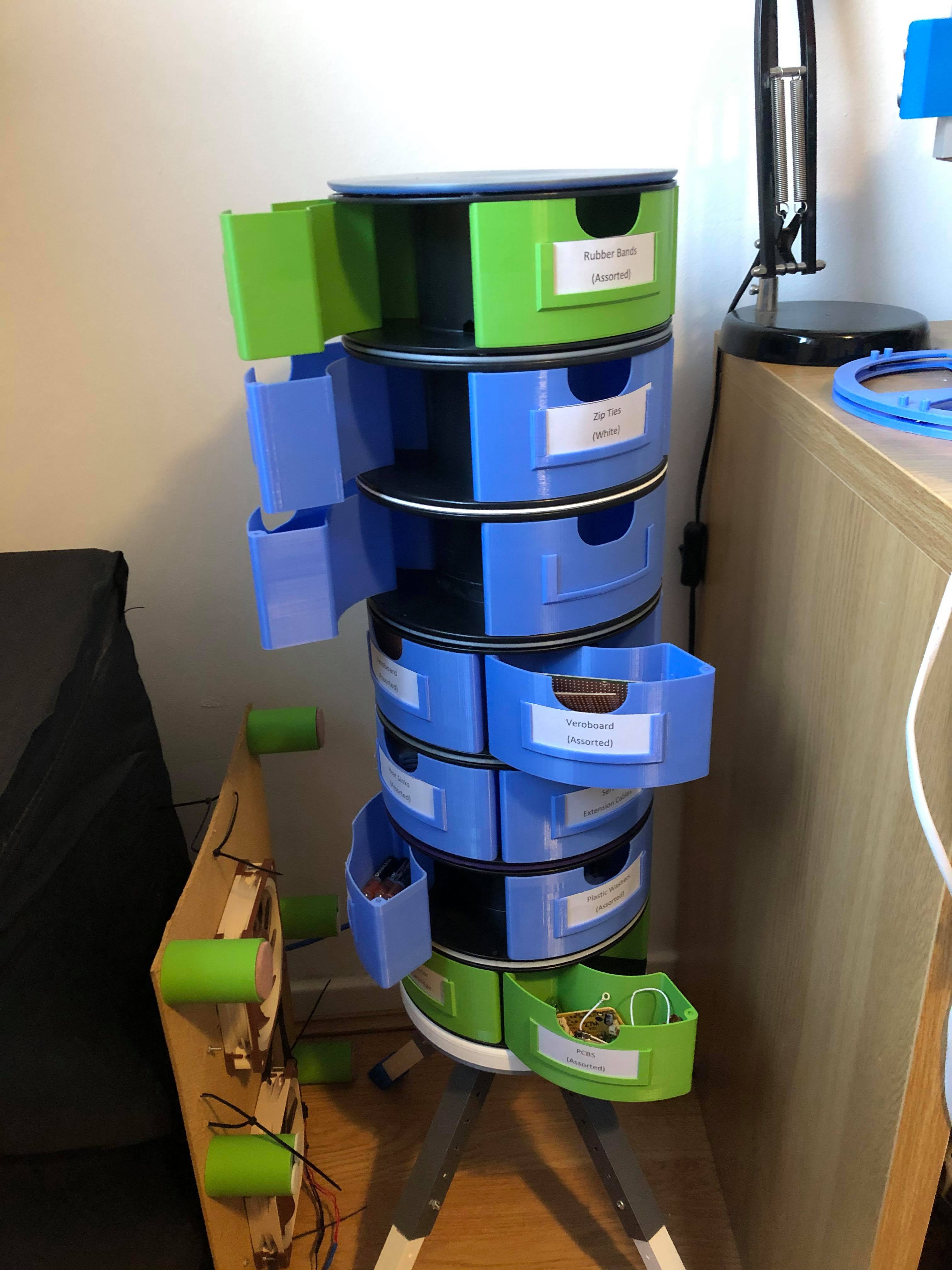 Rotating Storage Unit by Scott Gibb | Download free STL model ...