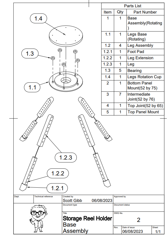 Rotating Storage Unit by Scott Gibb | Download free STL model ...