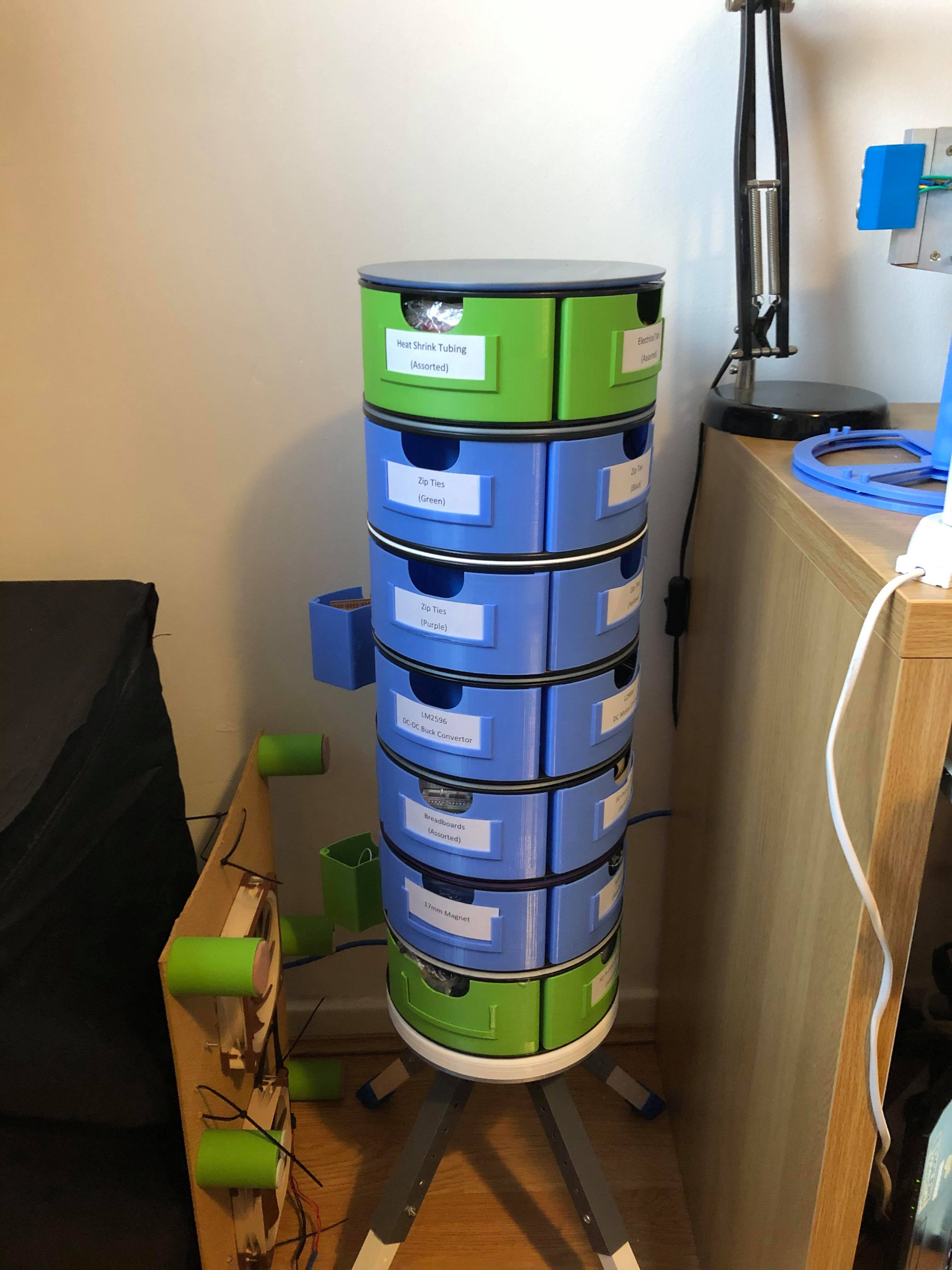 Rotating Storage Unit by Scott Gibb | Download free STL model ...