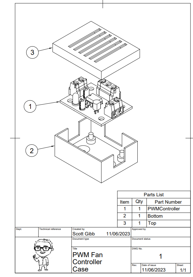 PWM Motor Controller Case by Scott Gibb | Download free STL model ...