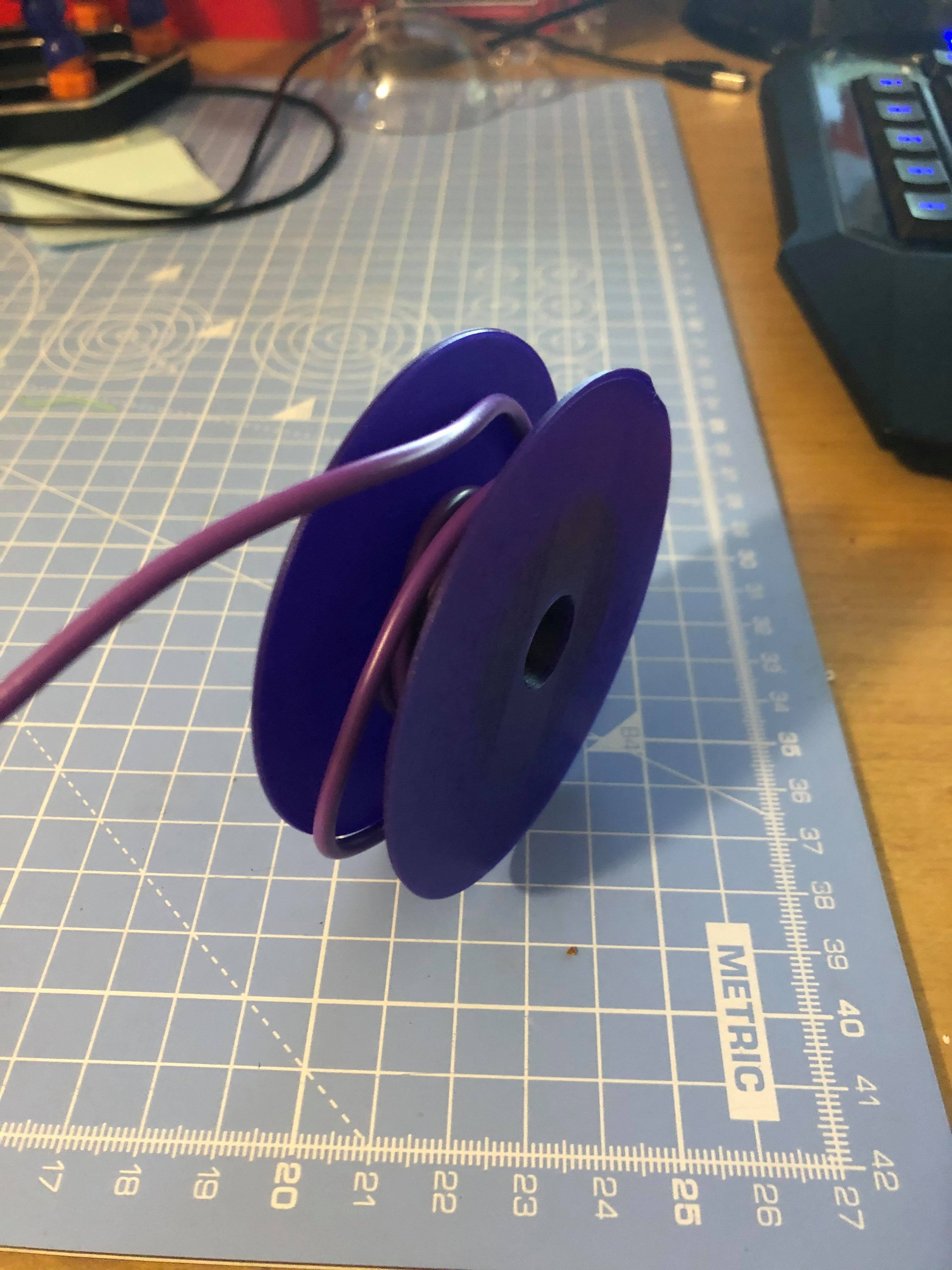77mm 3D Printable Cable Spool by Scott Gibb | Download free STL model ...