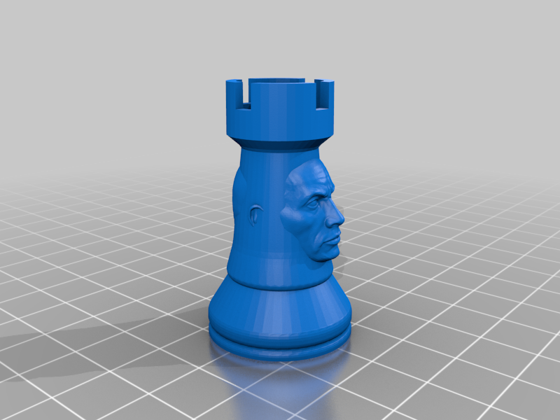 The Rock Chess Set por FaceHaver | Descargar modelo STL gratuito ...