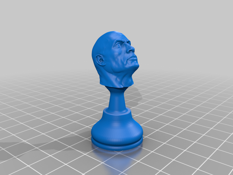 The Rock Chess Set por FaceHaver | Descargar modelo STL gratuito ...