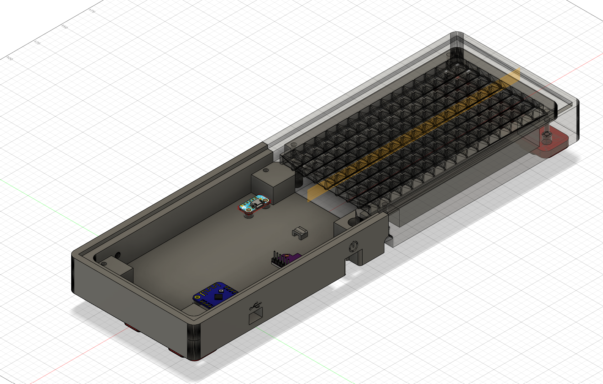 Pixel It 8x32 LED Matrix Case by atom | Download free STL model ...