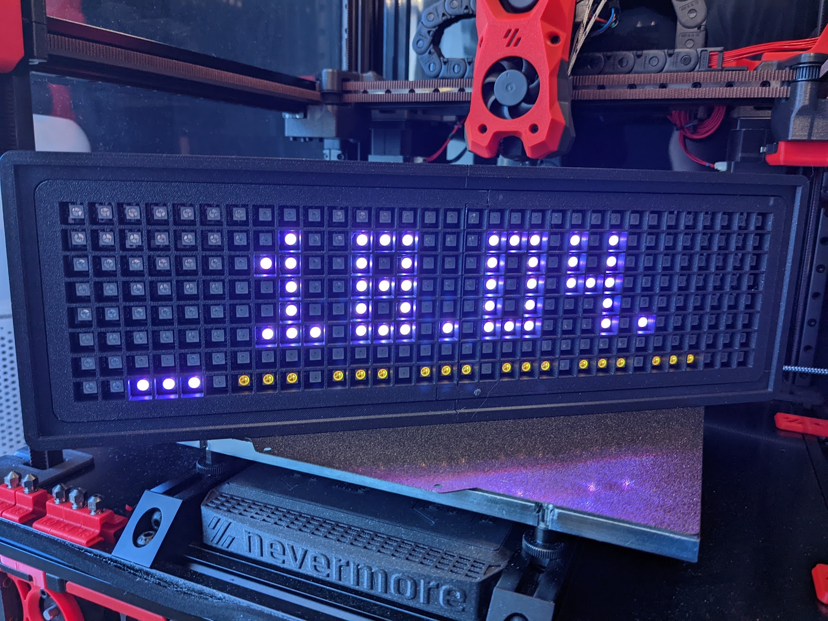 Pixel It 8x32 LED Matrix Case by atom | Download free STL model ...