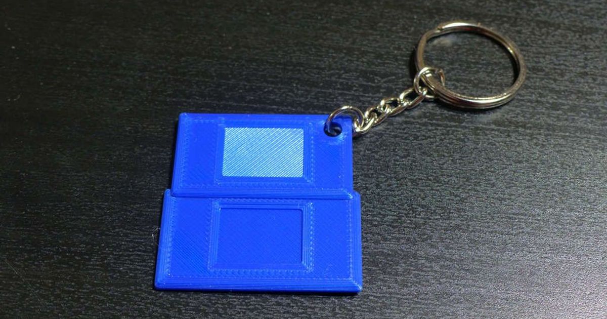 Nintendo DS Key Chain Charm by 16 Bit Virtual Studios | Download free ...