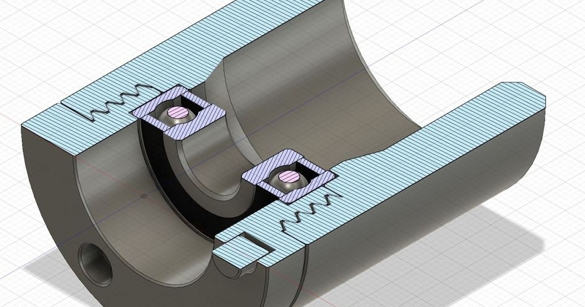 Bearing Spool Core by Graloth | Download free STL model | Printables.com