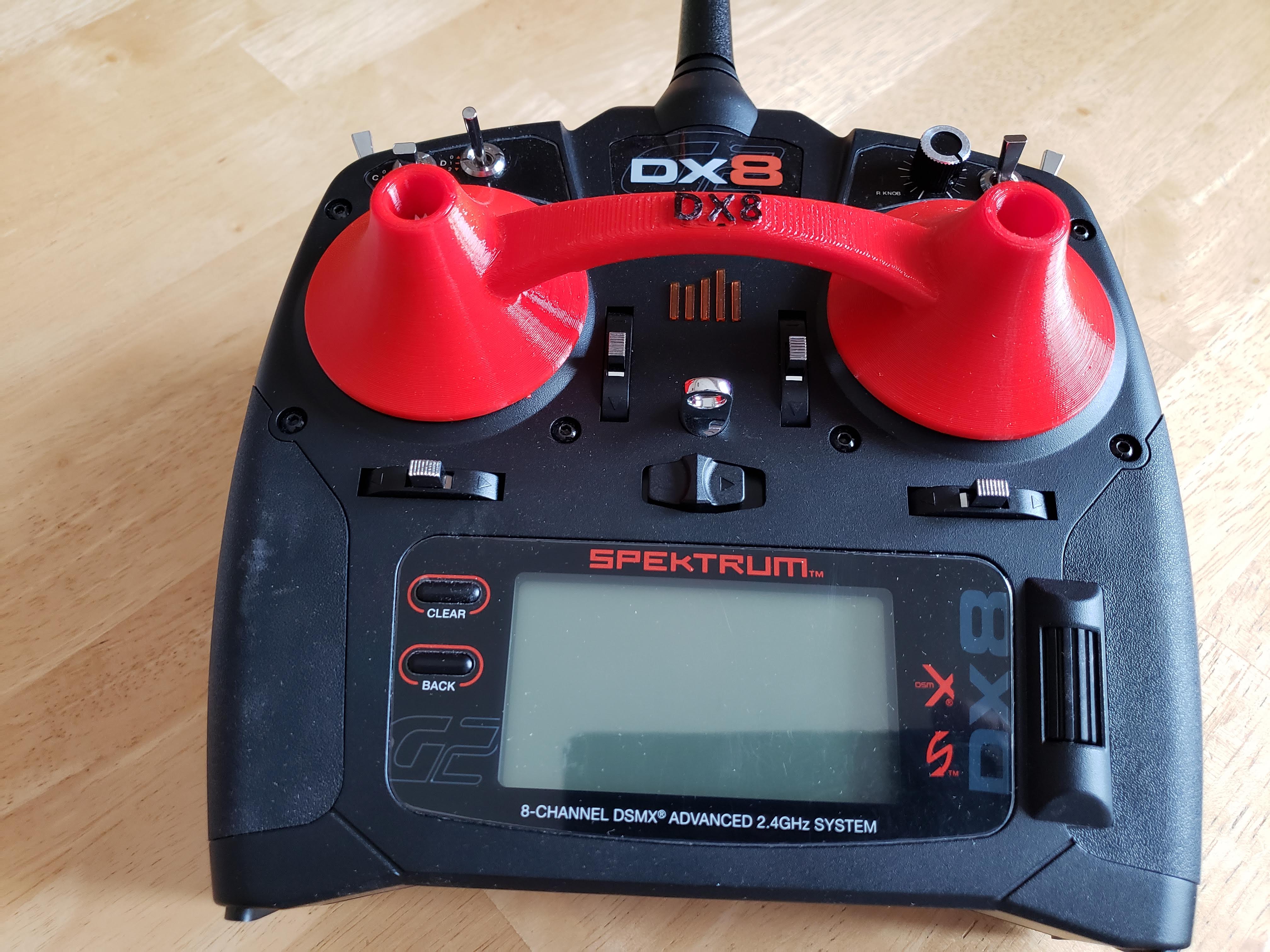 Spektrum DX8 G2 Gimbal Protector by theonepete | Download free STL ...