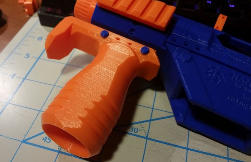 5K Vertical Grip for Picatinny Rails by galaxyCr8r | Download free STL ...