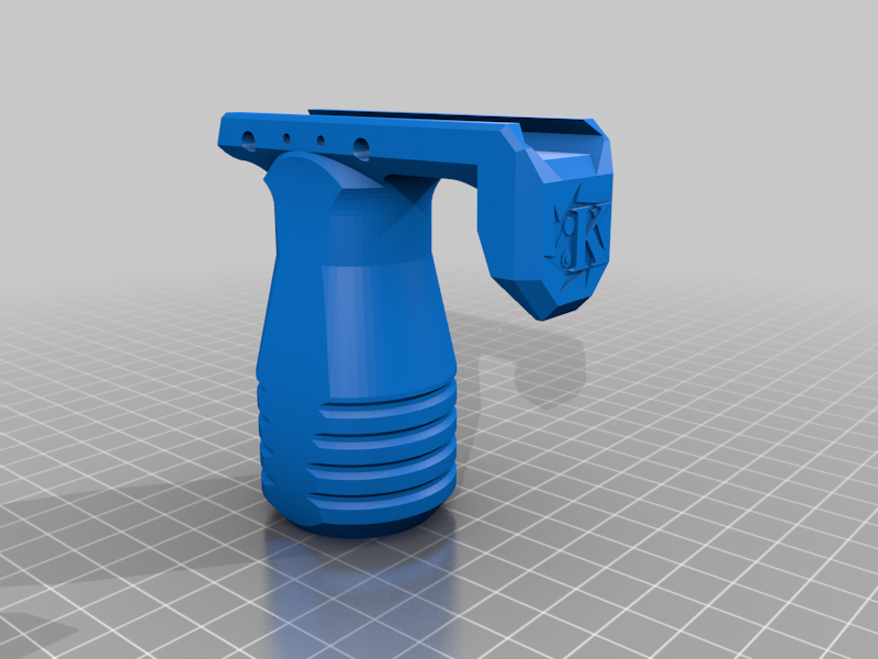 5K Vertical Grip for Picatinny Rails by galaxyCr8r | Download free STL ...
