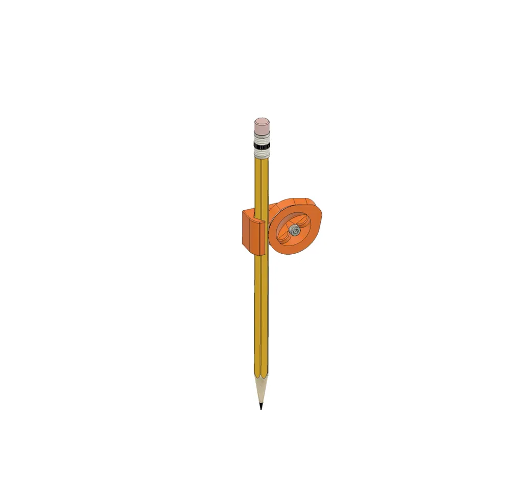 No 2 Pencil Cam Clamp by mscalora | Download free STL model ...
