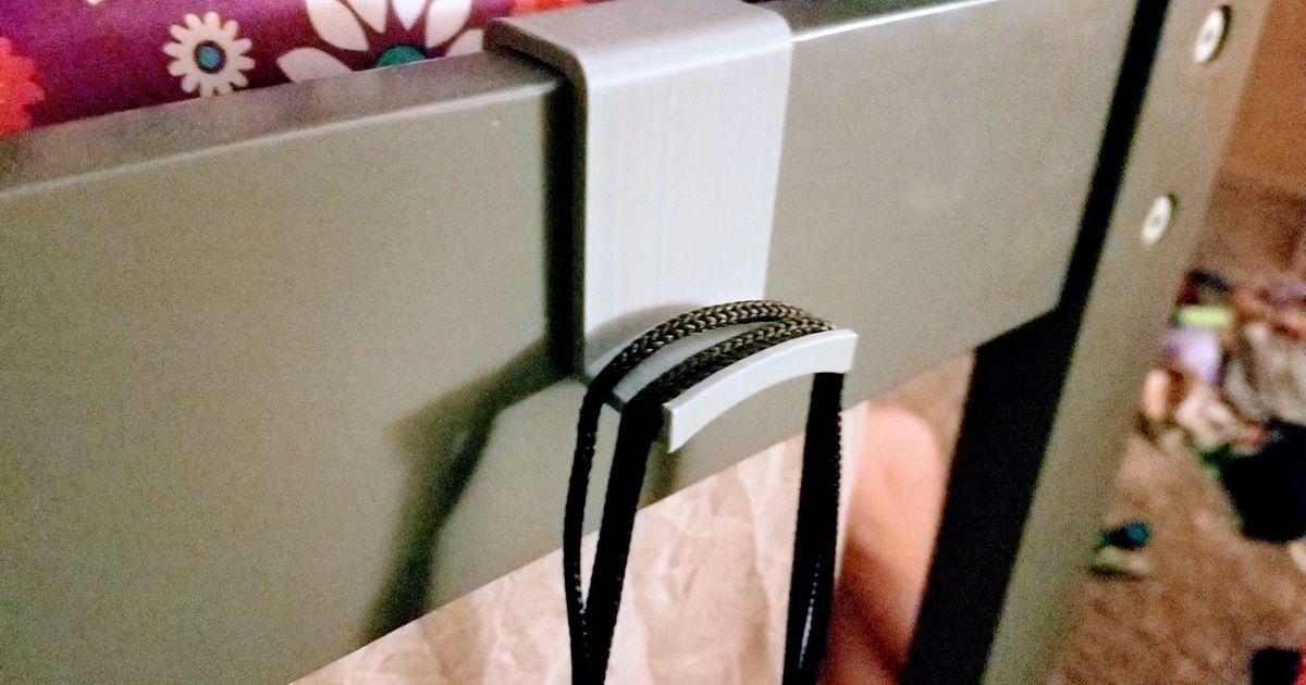 Slip-over hook for 20mm (3/4 inch) rail by Ellzray | Download free STL ...