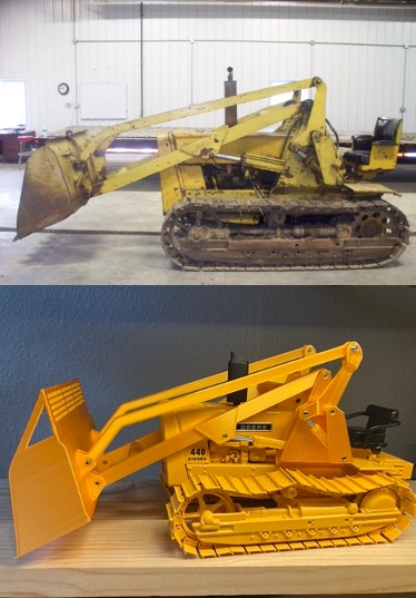 John Deere 440 Crawler Front End Loader Mechanism by Skidder | Download ...