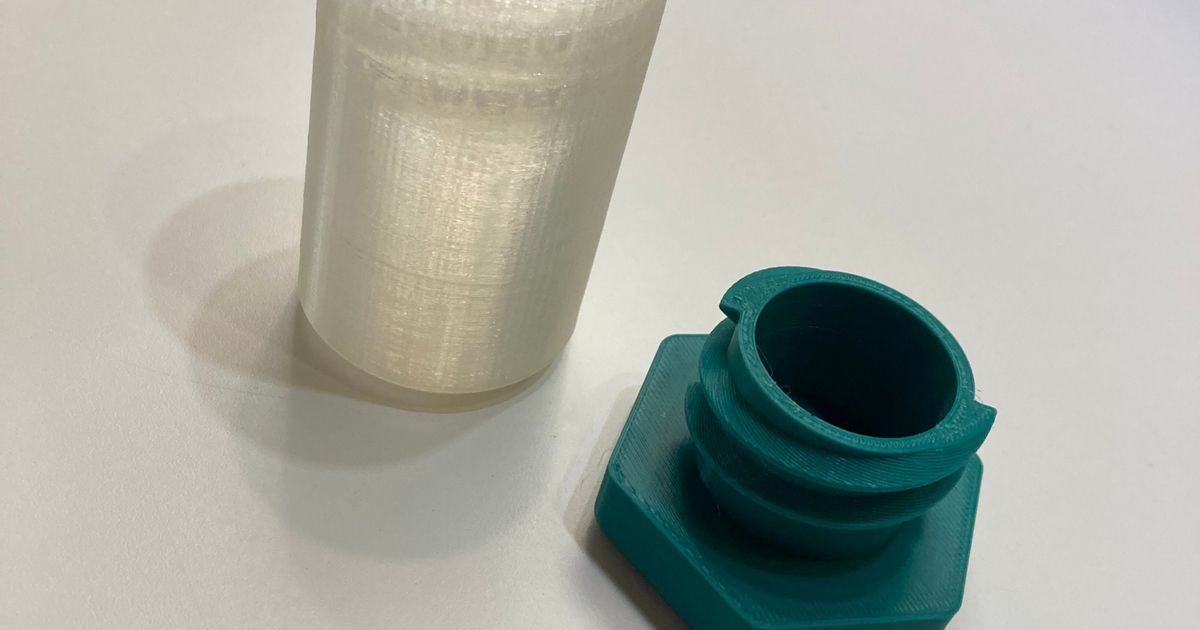 Threaded can by Riccardosti | Download free STL model | Printables.com