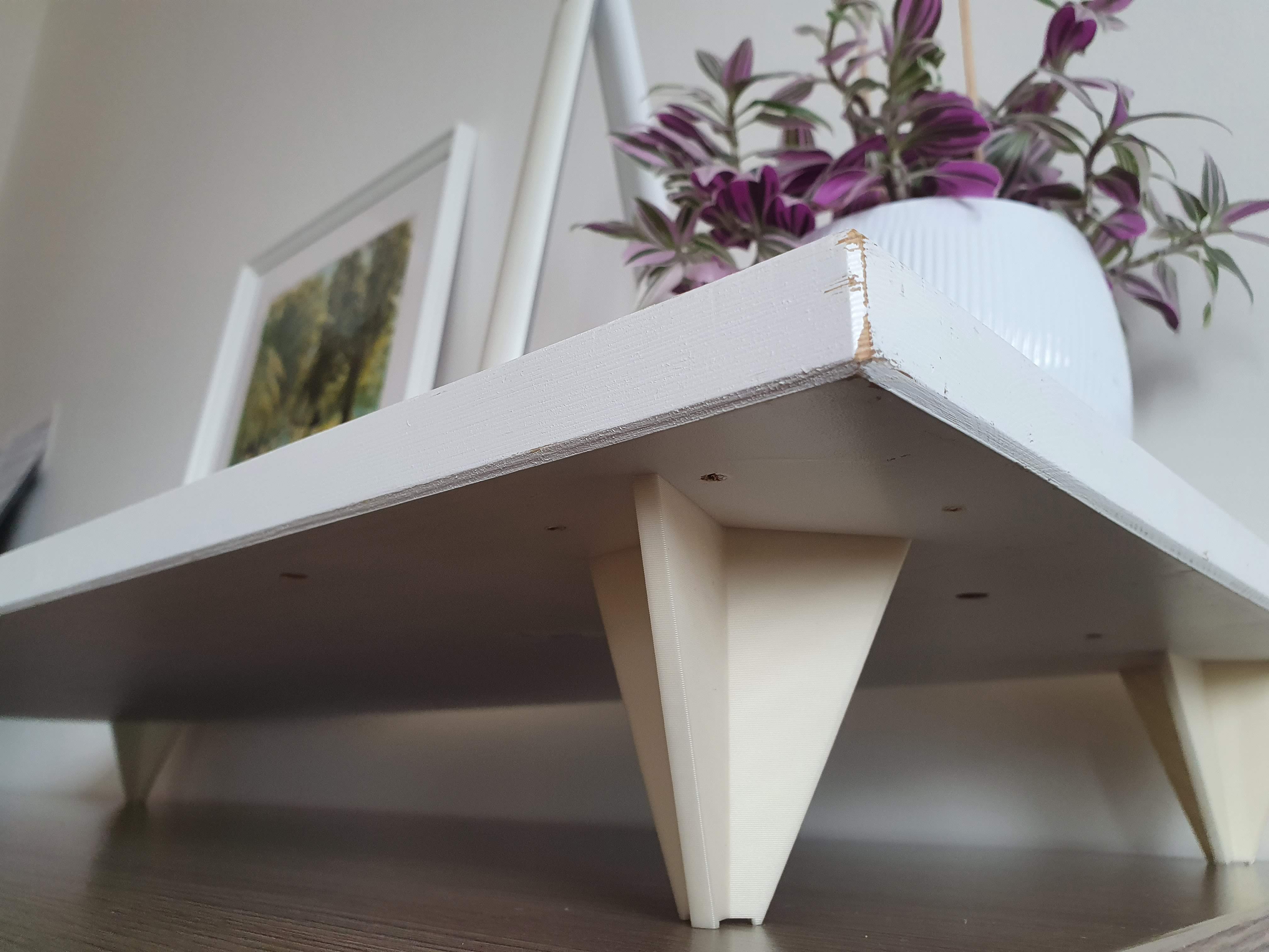 Table shelf legs (or monitor stand) quick print by Yourigh | Download ...