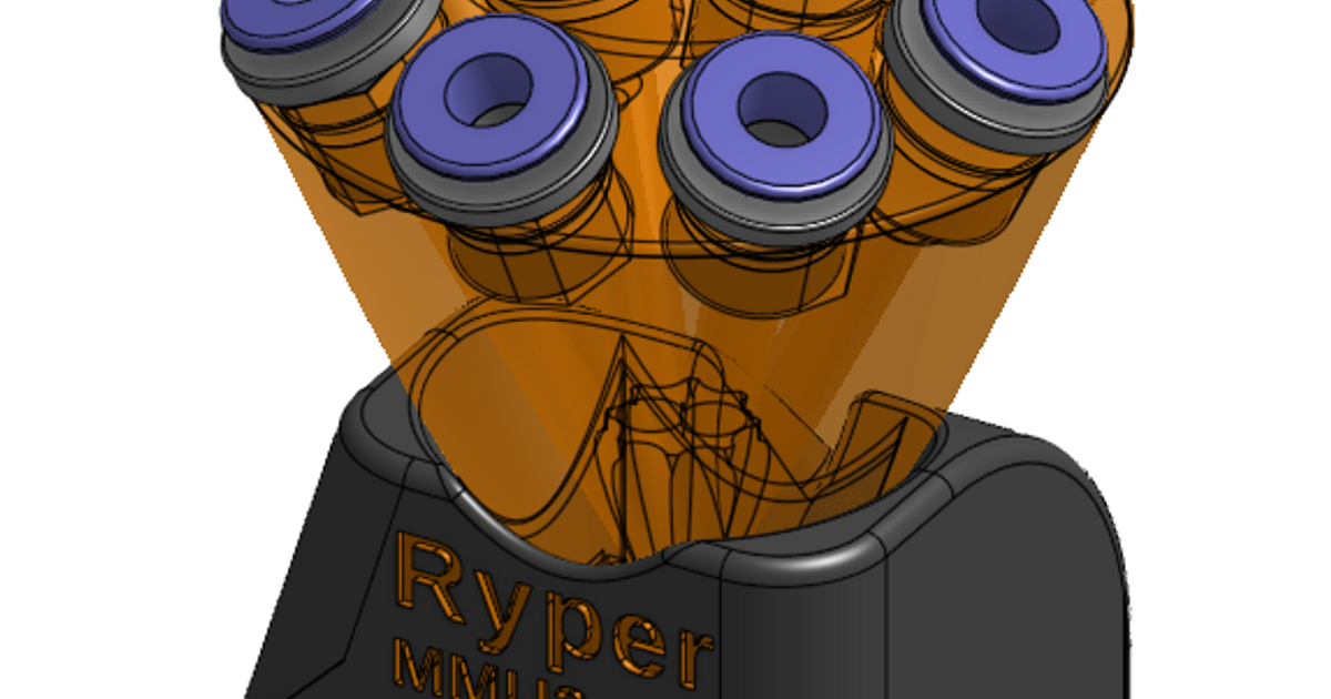 Mini Splitter v3 for MMU2+1s by Ryper3D | Download free STL model ...