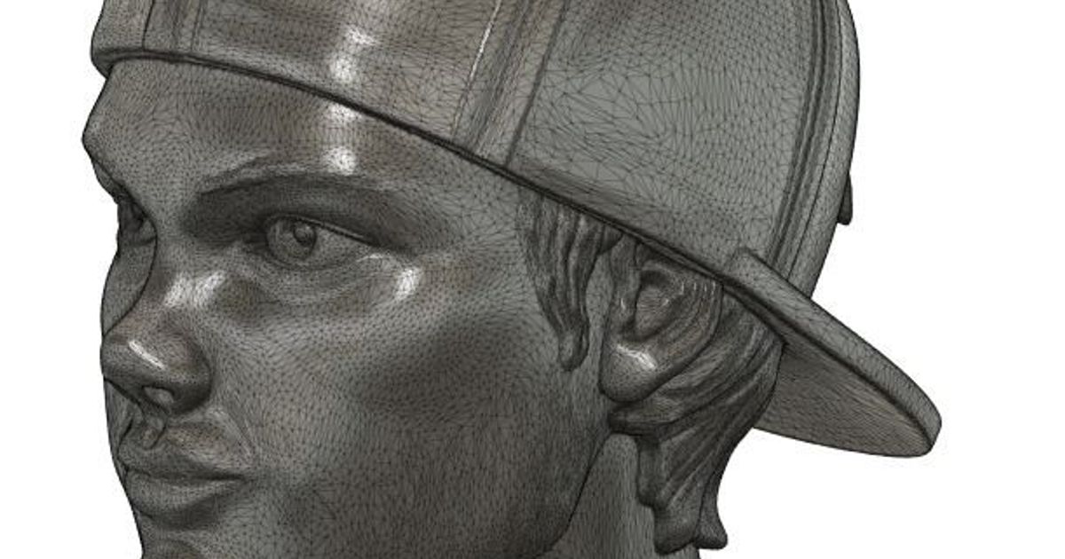 Avicii 1:1 head by Creativity by PH | Download free STL model ...