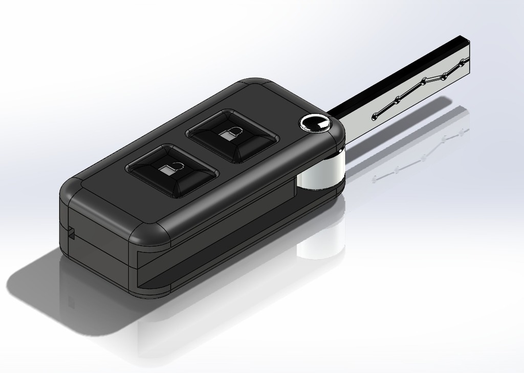 Toy Key for kids play (Car key) by Backmann3D | Download free STL model ...