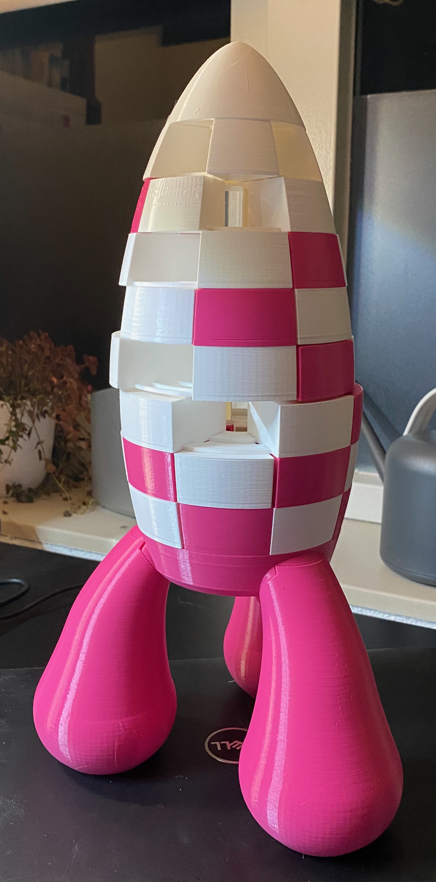 Toy Puzzle Rocket with Sound Activated Light Show or Lamp by Hendrick ...