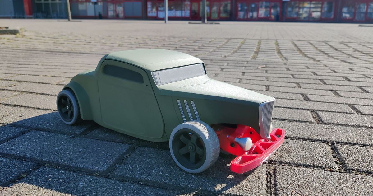 Hot Road Body for Dukedoks RC chasis 1:10 by Flyjak | Download free STL ...