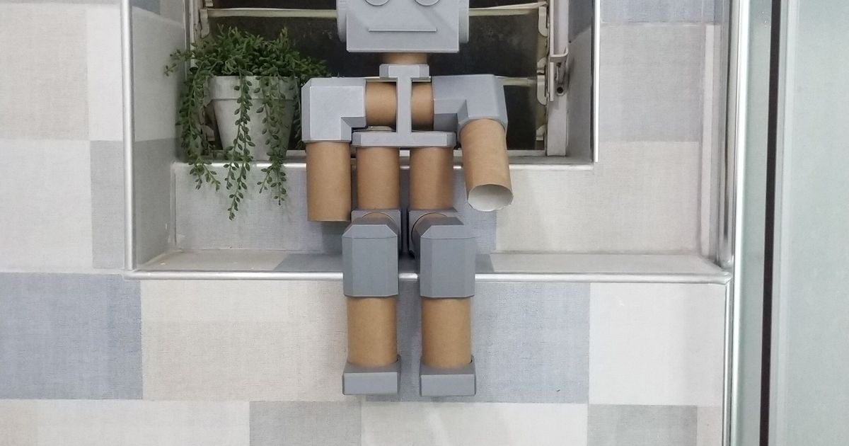 TOILET PAPER ROLLS ROBOT by reut moses | Download free STL model ...