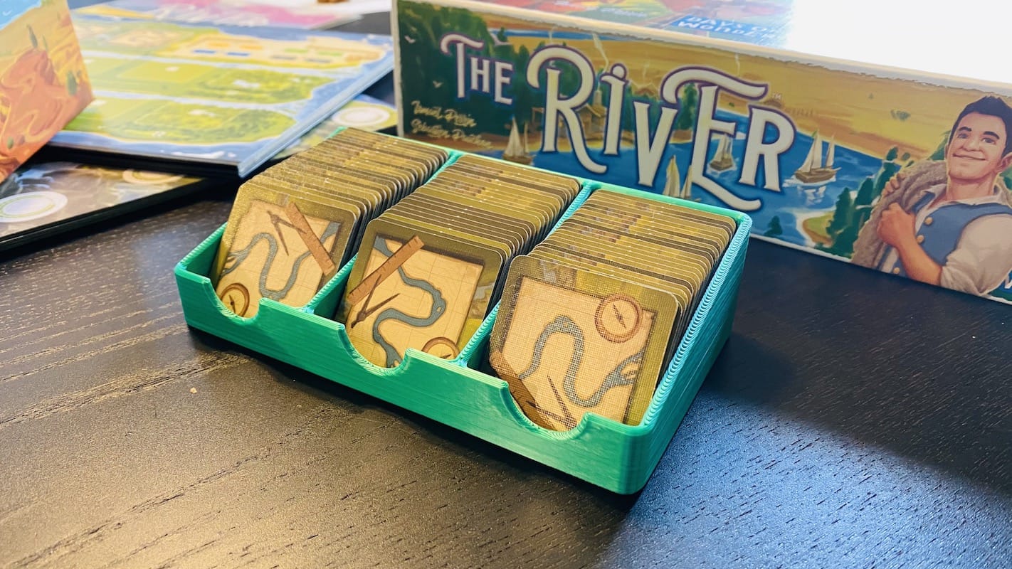 The River - Tile Insert and Organizer by 3DPrintSOS | Download free STL ...