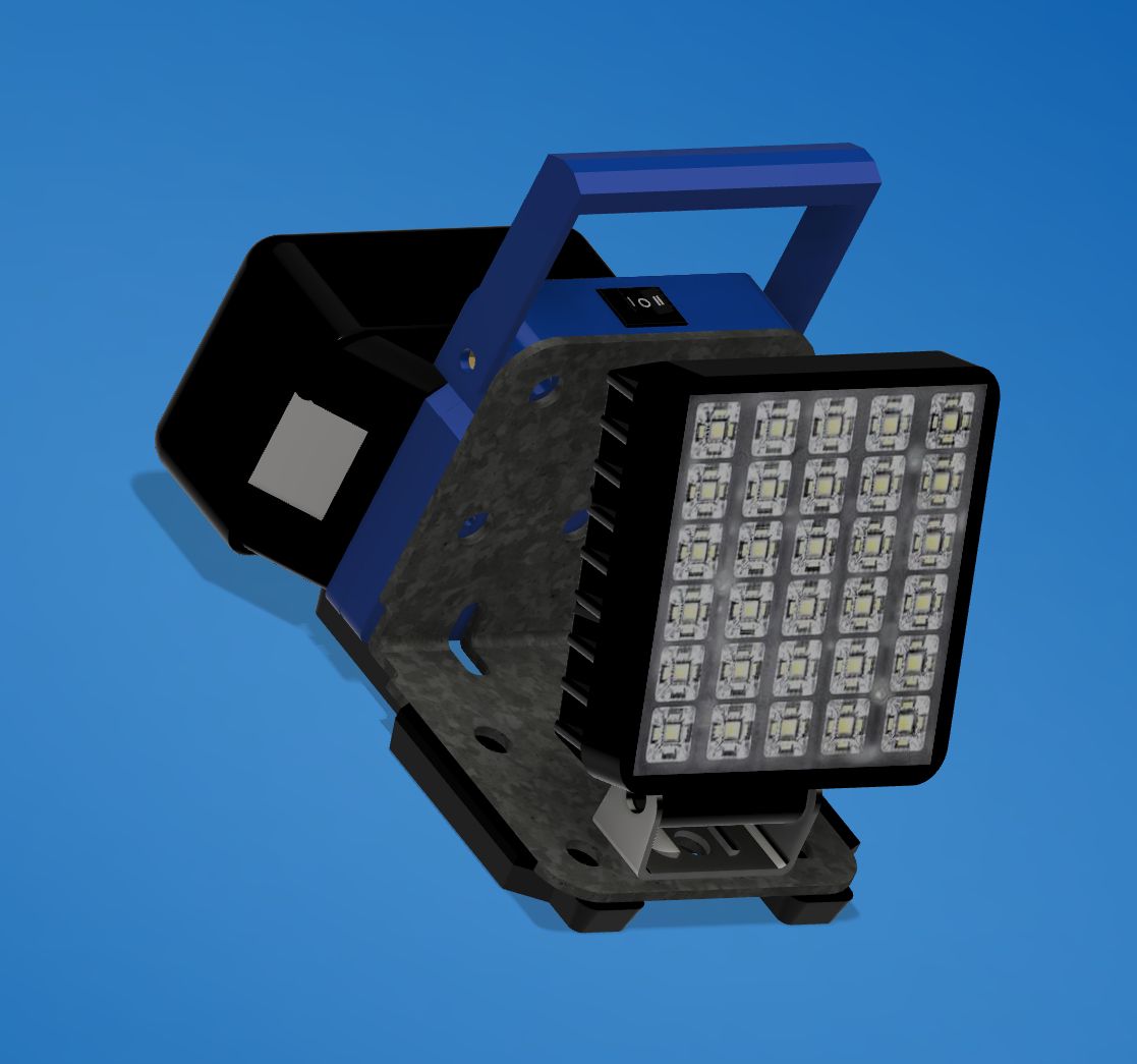 Work Light 03 by Wiseone | Download free STL model | Printables.com