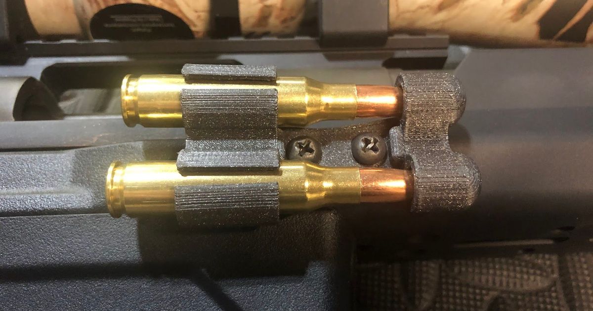 308 Bullet Quiver for M-LOK Slots by Tabjo | Download free STL model ...