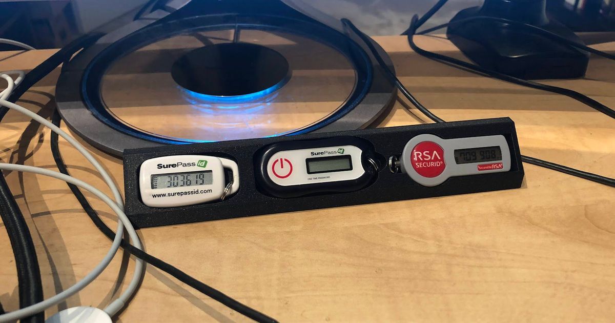 Triple Combo OTP Token Holder by Tabjo | Download free STL model ...