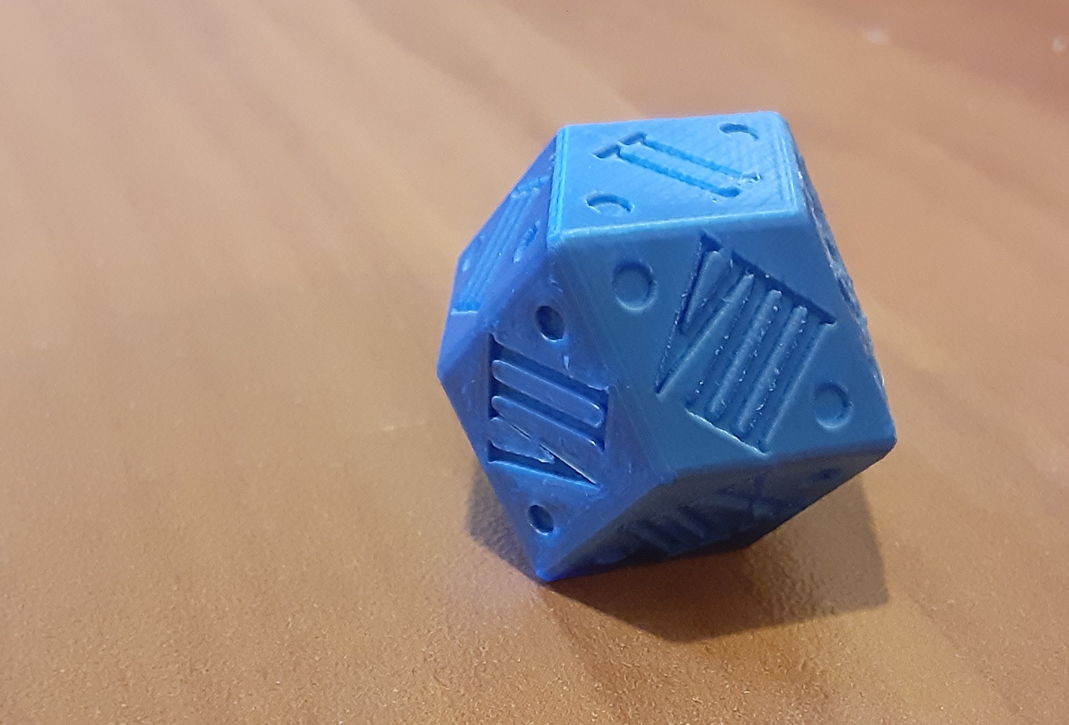 Rhombic Dodecahedron D12 Die with Roman Numerals von moxieman19 ...